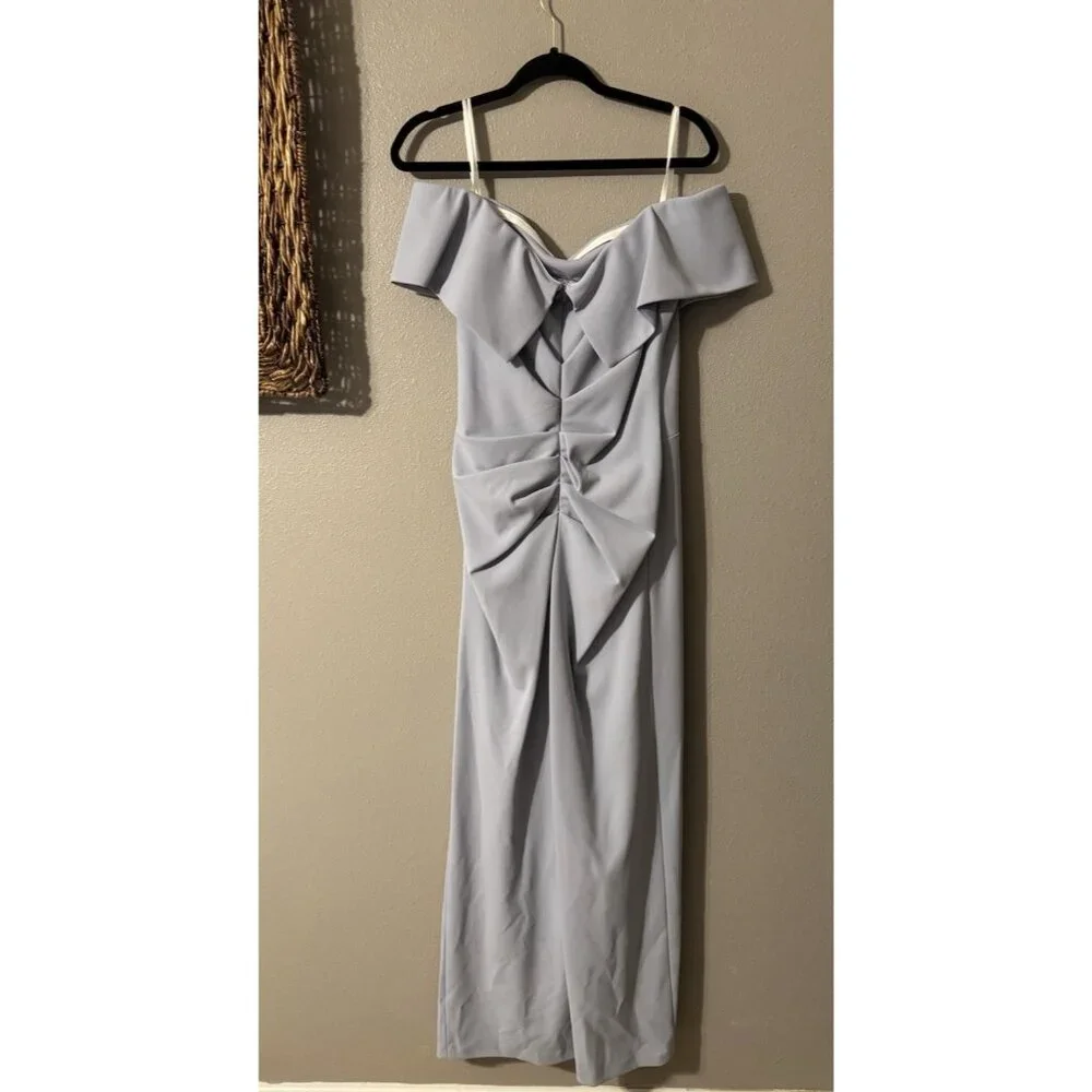 Xscape | Dresses | Xscape Evening Gown 4 Light Sky Blue 376x Formal Off ...